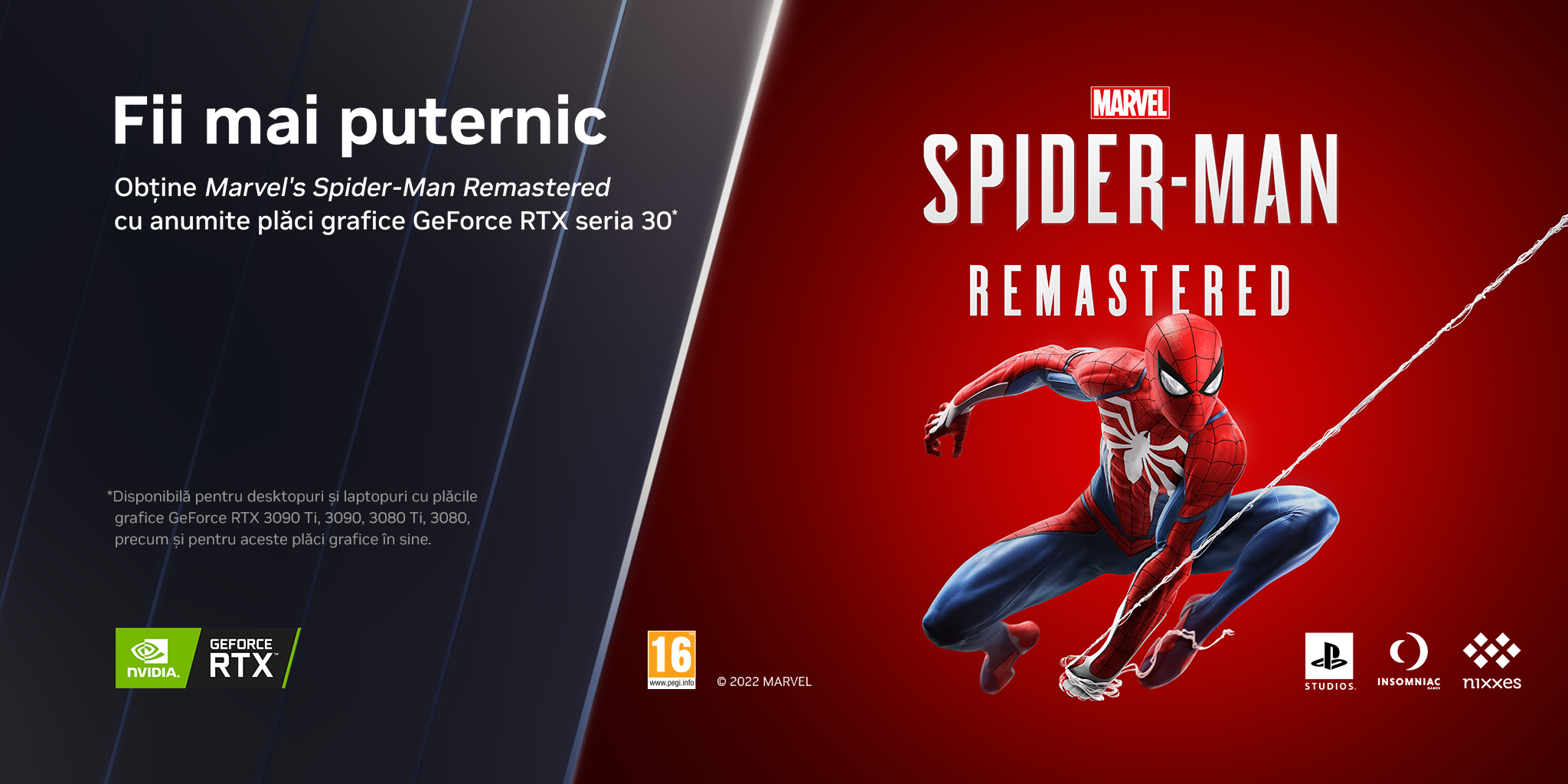 Un nou bundle NVIDIA: cumperi GeForce RTX, primești Marvel’s Spider-Man ...