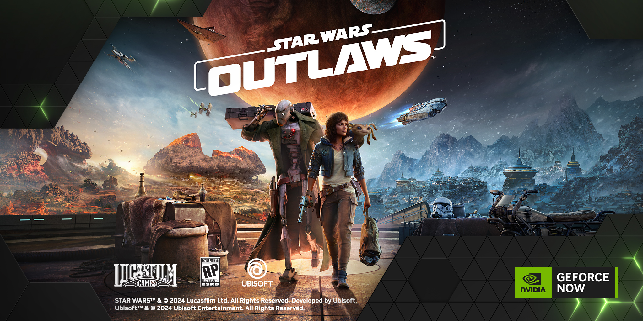 Star Wars Outlaws și Visions of Mana, disponibile pe GeForce Now ...